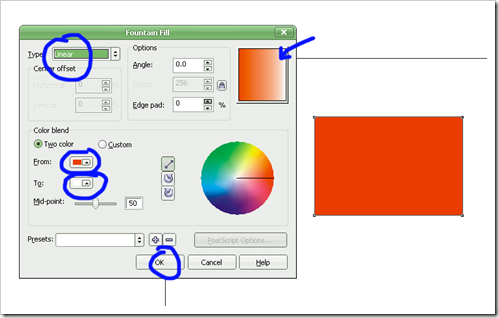 ~ME, N NATURE~: Membuat Teks / Box Warna Gradasi